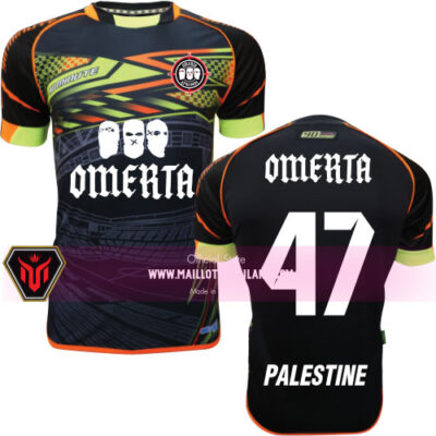 Maillots thailande 90Minute MM4 Maillots OMERTA #47 (Noir) – Maillotsthailand